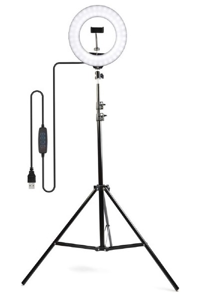DP Youtube Kuaför Makyaj Vlogger Ring Light LED 10 DP Youtube Kuaför Makyaj Vlogger Ring Light LED 10