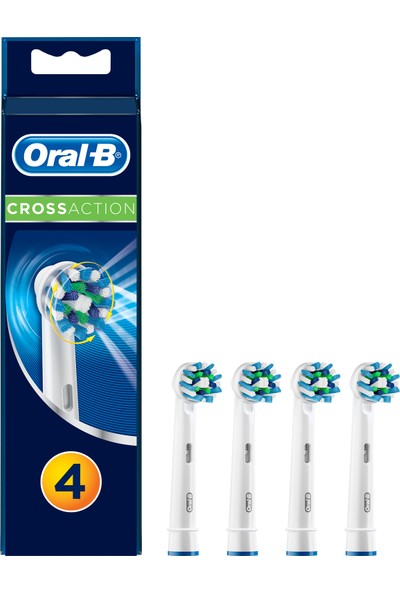 Oral-B Cross Action 4'lü Şarjlı Diş Fırçası Yedek Başlığı Oral-B Cross Action 4'lü Şarjlı Diş Fırçası Yedek Başlığı