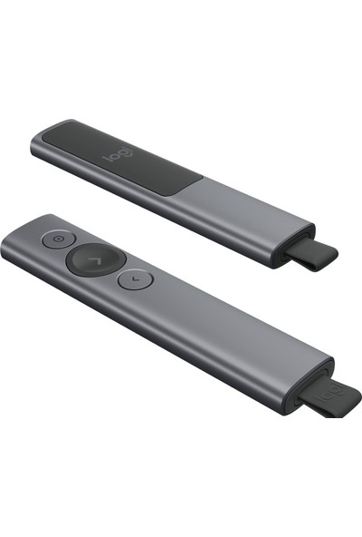 Logitech Spotlight Sunum Kumandası-Gümüş Logitech Spotlight Sunum Kumandası-Gümüş
