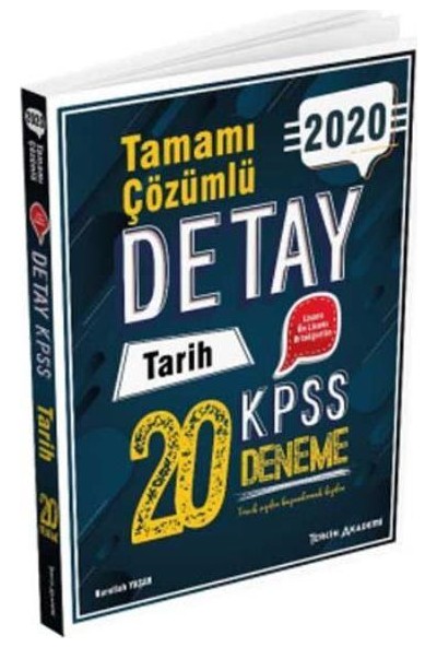 Tercih Akademi Kpss Detay Tarih Tamamı Çözümlü 20 Deneme - Nurullah Yaşar Tercih Akademi Kpss Detay Tarih Tamamı Çözümlü 20 Deneme - Nurullah Yaşar