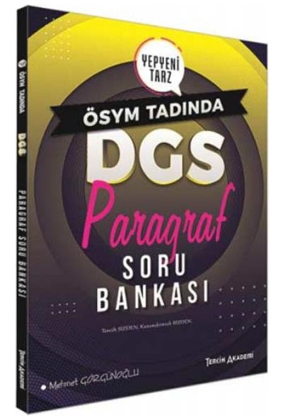 Tercih Akademi Dgs Paragraf Soru Bankası - Mehmet Görgünoğlu Tercih Akademi Dgs Paragraf Soru Bankası - Mehmet Görgünoğlu