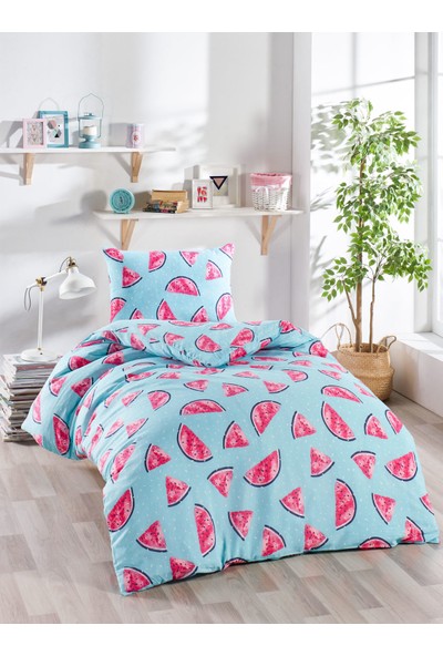 Eponj Home Junior Nevresim Seti Tek Kişilik Karpuz A.Mavi Eponj Home Junior Nevresim Seti Tek Kişilik Karpuz A.Mavi