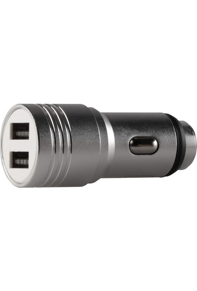 MF Product Jettpower 0360 Araç Şarjı Çift Usb 5V2A Gümüş MF Product Jettpower 0360 Araç Şarjı Çift Usb 5V2A Gümüş