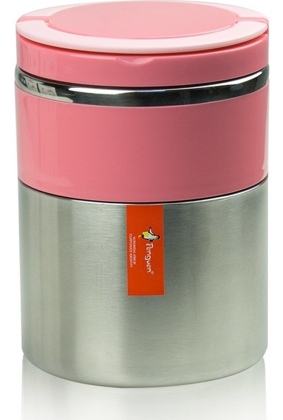 Penguen PNG-1302 Vakumlu 2 Katlı Yemek Termosu (Sefer Tası) Pembe Penguen PNG-1302 Vakumlu 2 Katlı Yemek Termosu (Sefer Tası) Pembe