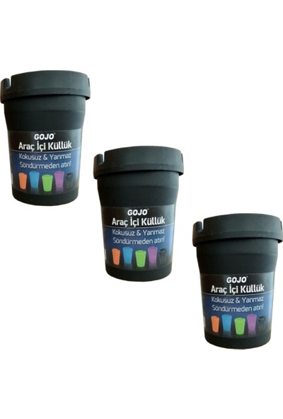 Gojo Yanmaz Küllük 3'lü Set