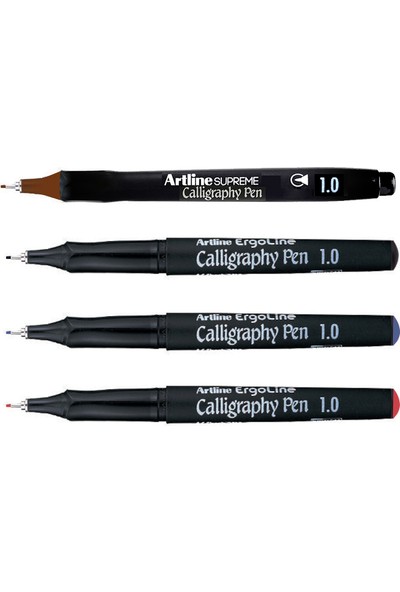 Artline Ergoline Kaligrafi Kalemi Karışık Renk 1.0mm 4lü Artline Ergoline Kaligrafi Kalemi Karışık Renk 1.0mm 4lü