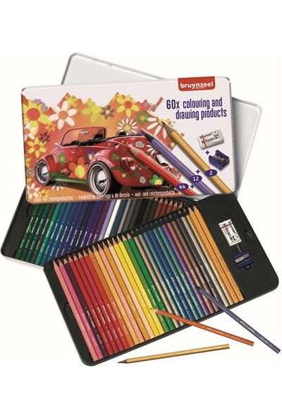 Bruynzeel Colouring And Drawing Products Boya Kalemi Seti 60LI 60312904 Bruynzeel Colouring And Drawing Products Boya Kalemi Seti 60LI 60312904