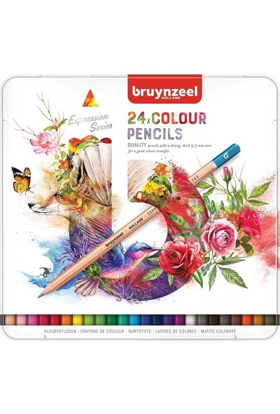 Bruynzeel Expression Series Kuru Boya Kalem Seti 24LÜ 60312024 Bruynzeel Expression Series Kuru Boya Kalem Seti 24LÜ 60312024