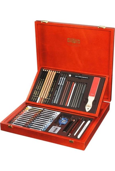 Koh-I-Noor Gioconda Artist Set Ahşap Kutu Çizim Seti 8896 1dk Koh-I-Noor Gioconda Artist Set Ahşap Kutu Çizim Seti 8896 1dk