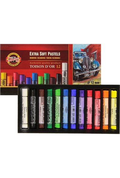 Koh-I-Noor Toison Dor Extra Soft Pastel 12LI (8552) Koh-I-Noor Toison Dor Extra Soft Pastel 12LI (8552)
