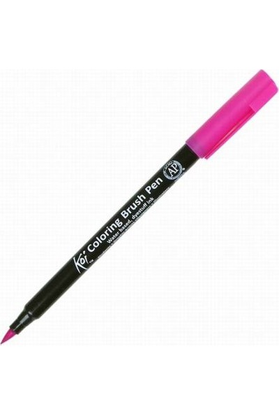 Koi Coloring Brush Pen Fırça Uçlu Kalem 221 Rose Red