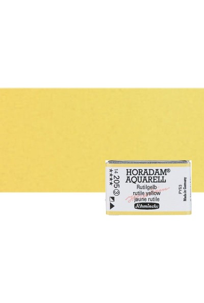 Schmincke Horadam Aquarell 1/1 Tablet 205 Rutile Yellow Seri Seri 3