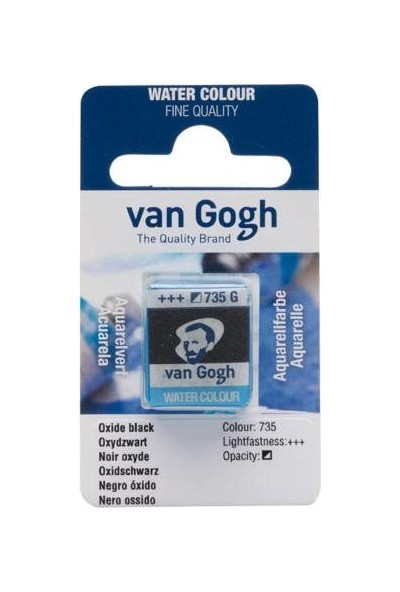 Van Gogh Tablet Sulu Boya Yedek Oxide Black 735 Van Gogh Tablet Sulu Boya Yedek Oxide Black 735