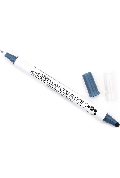 Zig Clean Color Dot Çift Uçlu Marker Kalem DENIM-034 Zig Clean Color Dot Çift Uçlu Marker Kalem DENIM-034