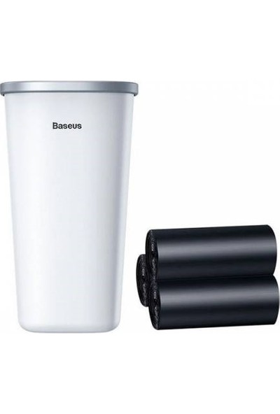 Baseus Araç Organizatör Çöp Kutusu Beyaz