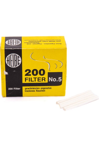 Heibe 2mm Kağıt Pipo Filtresi (200 Adet) Heibe 2mm Kağıt Pipo Filtresi (200 Adet)