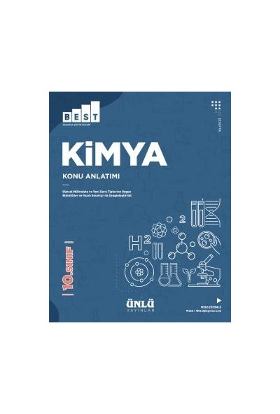 Ünlü 10. Sınıf Best Kimya Konu Anlatım