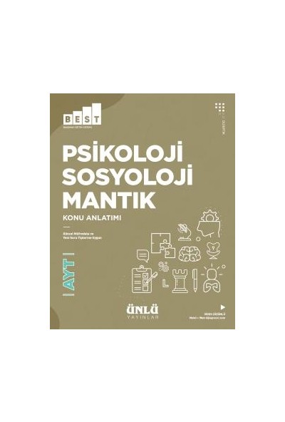 Ünlü Ayt Best Psikoloji-Sosyoloji-Mantık Konu Anlatım
