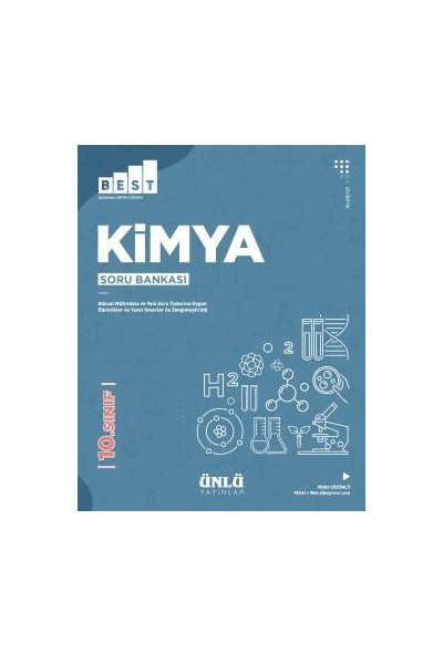 Ünlü 10. Sınıf Best Kimya Soru Bankası