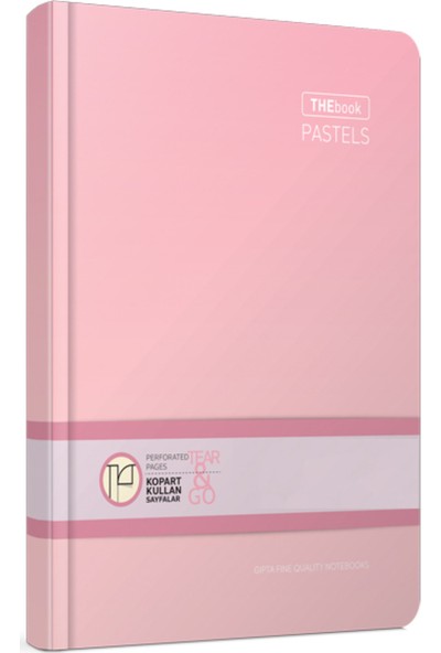 Gıpta The Book Pastels Sert Kapak Çizgili Defter 120 Yaprak 17 x 24 cm Pembe Gıpta The Book Pastels Sert Kapak Çizgili Defter 120 Yaprak 17 x 24 cm Pembe