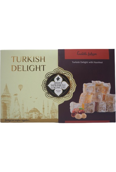 Meşhur Safranbolu Lokumcusu Fındıklı Lokum 400 gr Meşhur Safranbolu Lokumcusu Fındıklı Lokum 400 gr
