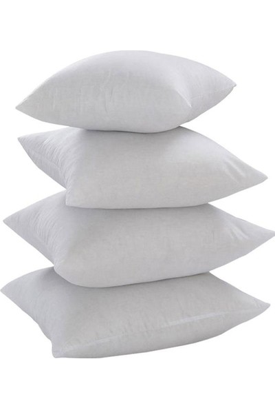 Varol 4lü Kırlent %100 Pamuk Kılıflı Silikon Dolgulu