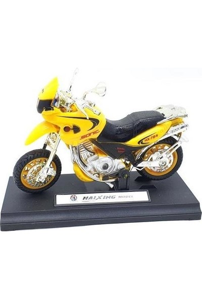 Osman Kızılkaya Model Motorsiklet Işıklı Sesli Sarı HX784 Osman Kızılkaya Model Motorsiklet Işıklı Sesli Sarı HX784
