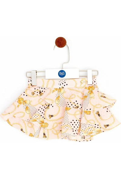 BG Baby Kız Bebek Desenli Etek