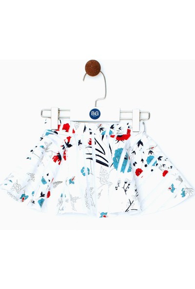 BG Baby Kız Bebek Desenli Etek