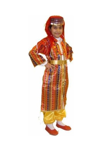 Dilek Kostüm Elazığ Yöresel Kıyafeti Çayda Çıra Kostümü Anadolu Kadını Elbisesi Üçetek