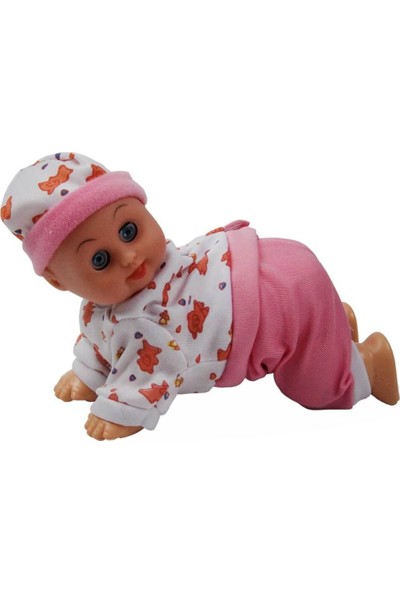 Vardem Emekleyen Müzikli Bebek 20 cm Vardem Emekleyen Müzikli Bebek 20 cm