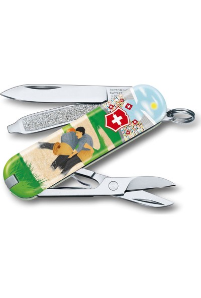 Victorinox Çakı Classic Swiss Wrestling Desen LE2020 0.6223.L2009 Victorinox Çakı Classic Swiss Wrestling Desen LE2020 0.6223.L2009