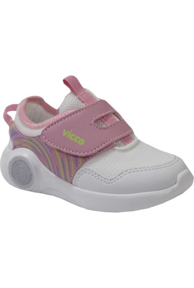 Vicco Jojo Işıklı Kız Çocuk Beyaz/Pembe Spor Ayakkabı