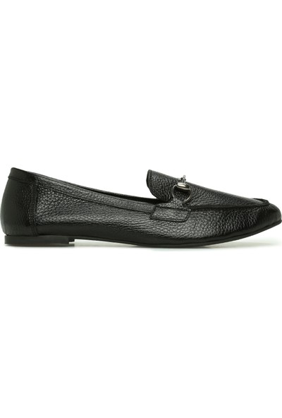 Divarese 5024227-052 Siyah Kadın Loafer