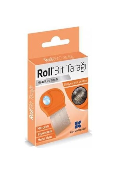 Roll Bit Tarağı Deriye Zarar Vermez Mercekli