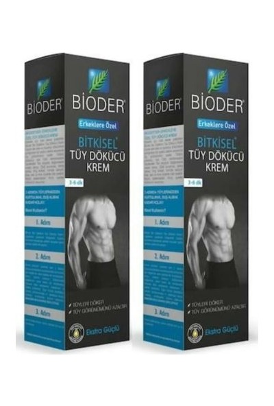 Bioder Bitkisel Tüy Dökücü Krem Erkeklere Özel 100 ml x 2 Adet Bioder Bitkisel Tüy Dökücü Krem Erkeklere Özel 100 ml x 2 Adet
