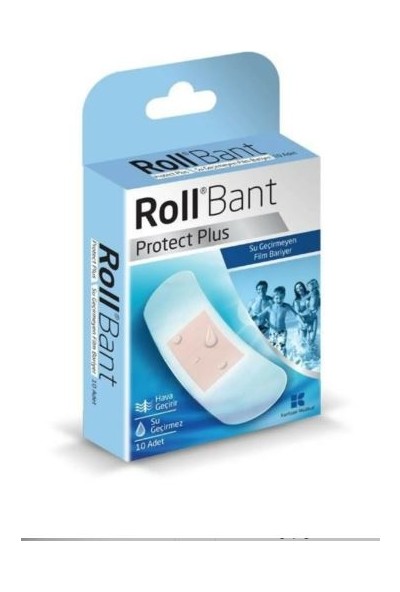Roll Bant Protec Plus Su Geçirmeyen Film Yara Bandı 10LU Roll Bant Protec Plus Su Geçirmeyen Film Yara Bandı 10LU