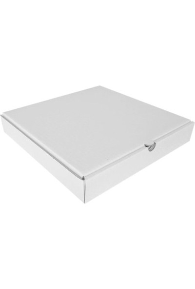 Unipak Pizza Kutusu 28 x 28 x 4,5 cm Beyaz 100'lü
