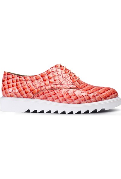 Deery Deri Pembe Günlük Kadın Ayakkabı