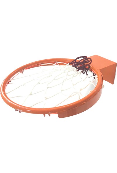 Adelinspor Standart Basketbol Çemberi 45 cm Sabit , Halkalı Ağ Bağlantısı