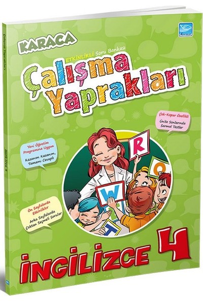 4. Sınıf İngilizce Etkinlikli Soru Bankası Çalışma Yaprakları