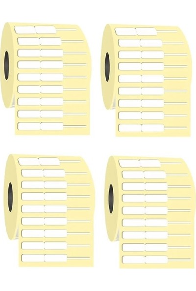 Zebra Kuyumcu Etiketi 4 Rulo 10 mm x 74 mm Zebra Kuyumcu Etiketi 4 Rulo 10 mm x 74 mm