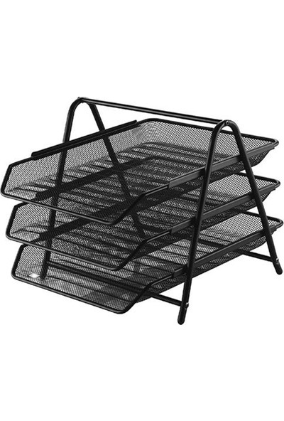 Globox 6255-6259 Evrak Rafı Metal 3'lü