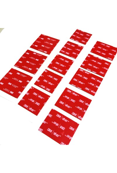 3m Vhb Çift Taraflı Bant Dıe Cut Kesim 30 mm x 30 mm 100 Adet 3m Vhb Çift Taraflı Bant Dıe Cut Kesim 30 mm x 30 mm 100 Adet