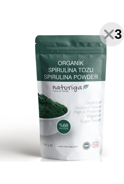 Naturiga Organik Spirulina Tozu Naturiga Organik Spirulina Tozu