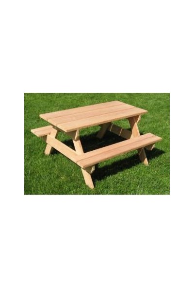 Cicibici Ahşap Çocuk Piknik Masası