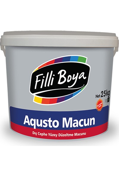 Filli Boya Aqusto Macun Dolgu Ve Yüzey Düzeltme Macunu 4 kg Filli Boya Aqusto Macun Dolgu Ve Yüzey Düzeltme Macunu 4 kg