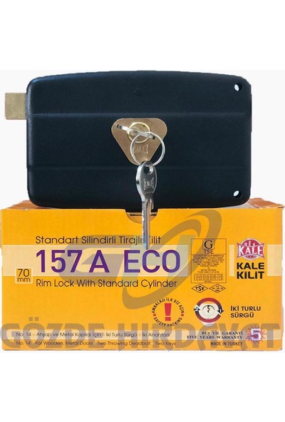 Kale Kilit Trajlı Karşılıksız Kilit 157A Eco Kale Kilit Trajlı Karşılıksız Kilit 157A Eco