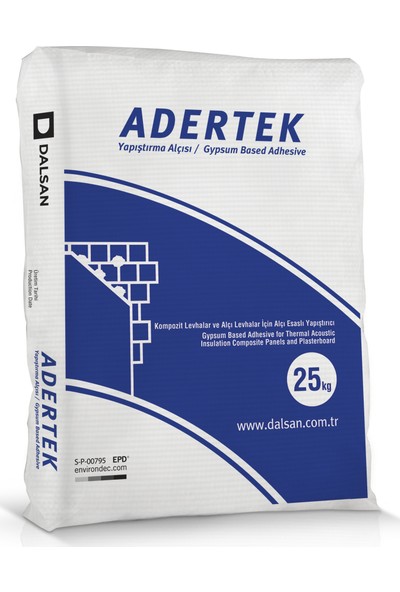 Dalsan Adertek Yapıştırma Alçısı 25 kg Dalsan Adertek Yapıştırma Alçısı 25 kg