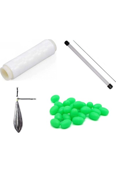 Cem Balık Avı Hazır Set Aparatlı Sörf Kurşun 60 G Yem Ipi Yem Şişi Fosforlu Boncuk Cem Balık Avı Hazır Set Aparatlı Sörf Kurşun 60 G Yem Ipi Yem Şişi Fosforlu Boncuk